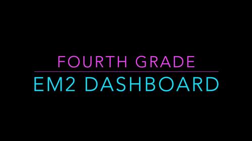 Editable Dashboard: Eureka Math Squared for Fourth Grade, Google ...