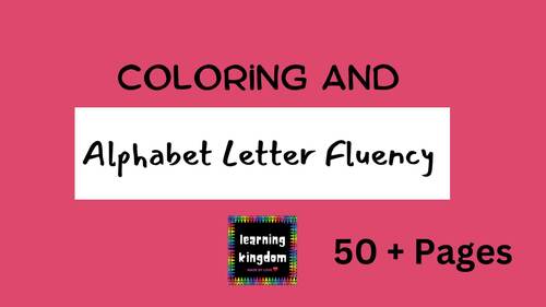 Alphabet Letter and Coloring Worksheets | Sounds & Tracing for Kindergarten