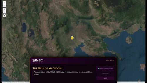 Alexander the Great: Interactive 3D Map & Timeline | World History Activity