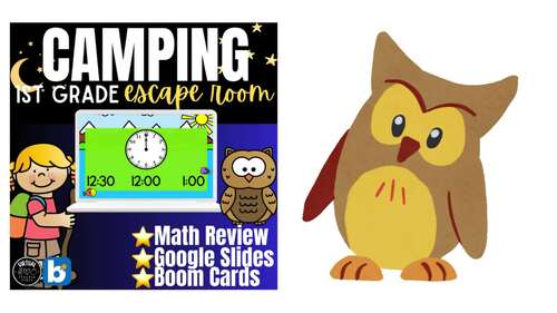 End of Year Camping Escape Room 1st Grade Math Review in Google Slides ...