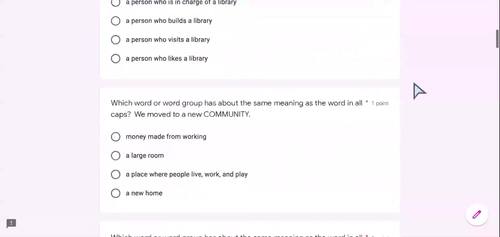 myView Grade 2 Unit 1 Week 3 Google Forms Assessment Practice | TPT