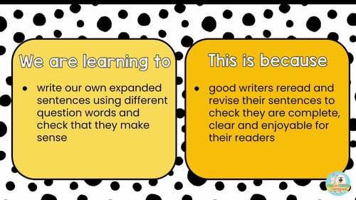 The Sentence Expansion | Digital Teaching Resource for Writing | Revolution