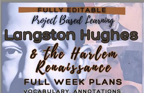 Langston Hughes Mini Unit: Project Based Learning in Poetry “Dreams ...