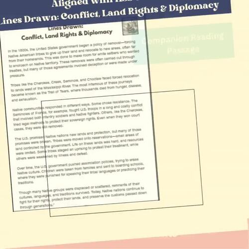 HSS 5.3.5 Puzzle Pack- Struggles for Land, Native American Conflict ...