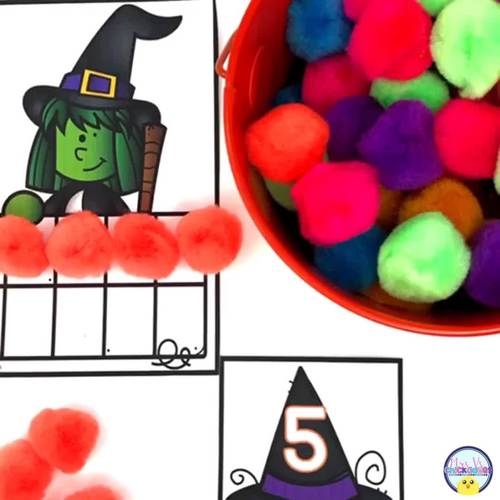 Halloween Phonics & Math Centers by Mrs V's Chickadees | TPT