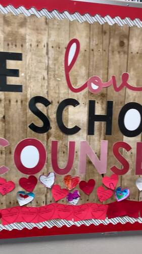 National School Counseling Week Bulletin Board + School-Wide Activity