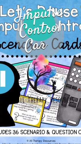 IMPULSE CONTROL ACTIVITIES & Impulse Control Worksheets Impulsivity ...