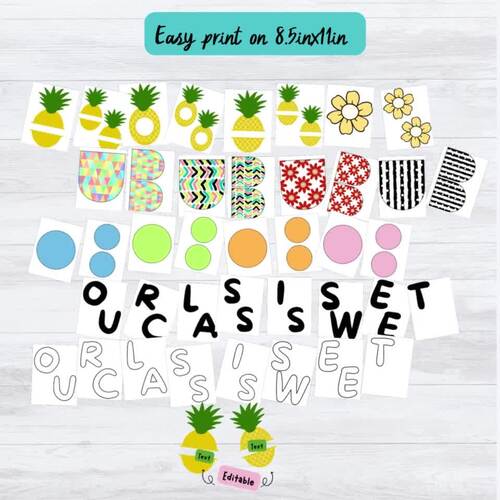 Our Class is Sweet Bulletin Board Kit,Summer Pineapple Classroom Decor ...