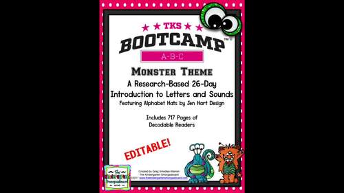 ABC Bootcamp®: 26-Day Introduction Letters, Sounds & Phonics (Monster ...