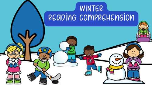 Winter Reading Kindergarten First Grade Second PreK December Reading ...