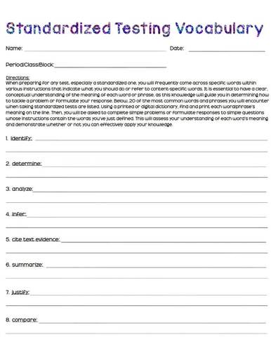 Content-Specific Vocabulary Sets and Activities for Teens: MEGA PACK