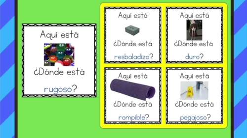 Spanish - Vocabulary - States of Matter - Dual Language Science - Ciencia