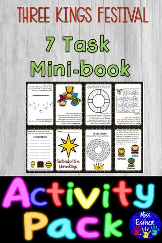 Three Kings Festival Activity Pack - 8 Resources BOOM CARD BONUS by ...