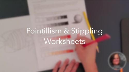 Free Fast Motion Pointillism and Stippling Video by A Space to Create Art