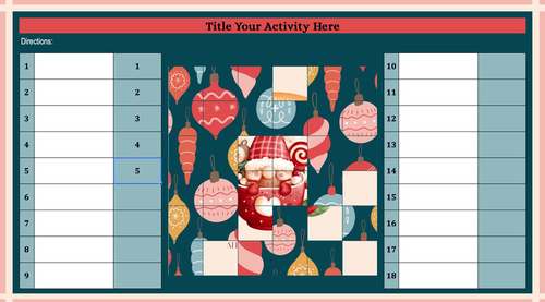 Betty Gnome in a Mug BLOCK Puzzle - Google Sheets Digital Mystery Picture