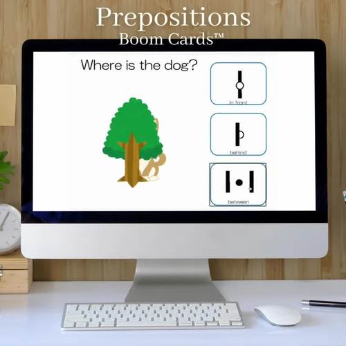 Prepositions - Boom Cards™ Speech Therapy Distance Learning | TPT