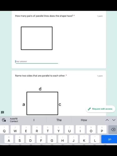 3rd Grade Math Geometry Google Form Assessment Bundle by Primary Library