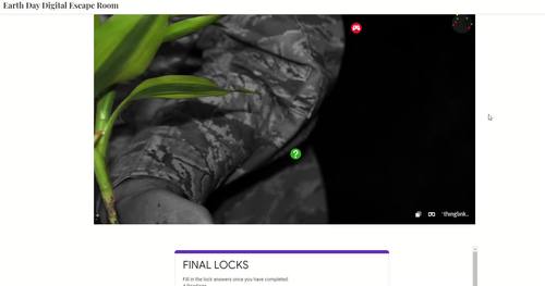 Earth Day DIGITAL ESCAPE ROOM for Google Drive® | Distance Learning