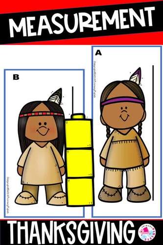 Thanksgiving Turkey NonStandard Measurement Measuring Length Math Center