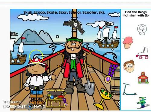 Pirate S Blends by One Silly Sausage Speech | TPT
