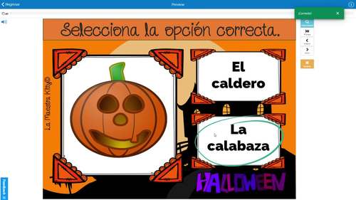 Spanish Halloween Vocabulary & Definite Articles Boom Cards™ | TpT