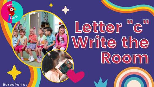 Write the Room Kindergarten - Letter "c": Writing / Vocabulary / Phonics