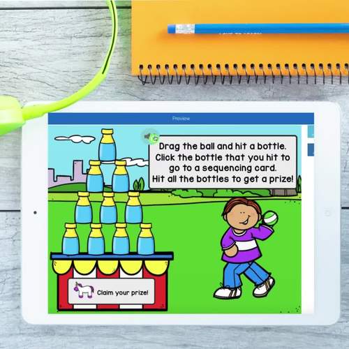 Sequencing Three-Step Events | Carnival Boom Cards™ WITH AUDIO by ...