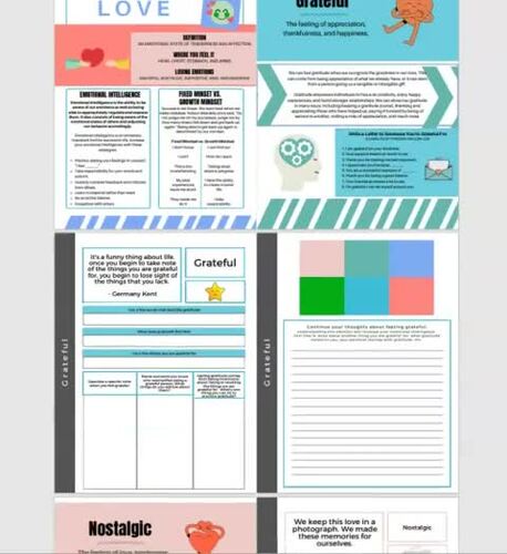 Love Emotions - Mental Health Guided Journals by Psyched About Social ...