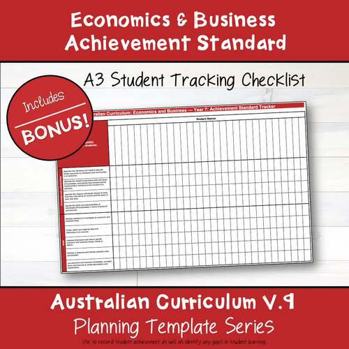 V9 Australian ECONOMICS & BUSINESS ACHIEVEMENT STANDARD CHECKLISTS – Year 7