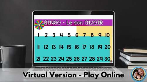 French Sound BINGO Phonemes - Les sons - Le son OI / OIR | TPT