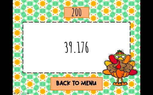 Thanksgiving Adding and Subtracting Decimals by Elementary Tech Teacher
