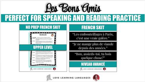 French Skit Dialogue Advanced AP French - Au Restaurant - Les Bons Amis