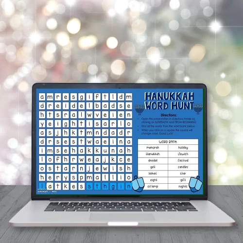 Hanukkah Word Search Activities by Abram Academics | TPT