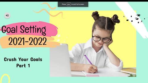 Back to School | Goal Setting Bundle | SEL UNIT | Digital Resource | No ...