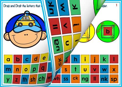 Baseball Build a Word with Short Vowels Digital BOOM Cards | TPT