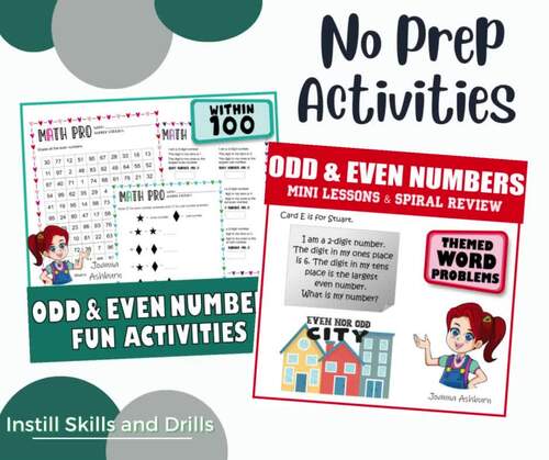 Odd and Even Numbers Logic Puzzles, Brain Teasers & Enrichment ...