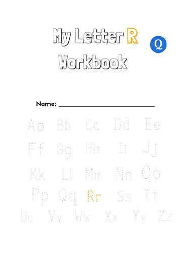 Letter R Workbook. ELA. ESL. Phonics. Spelling. Vocabulary. Digital ...