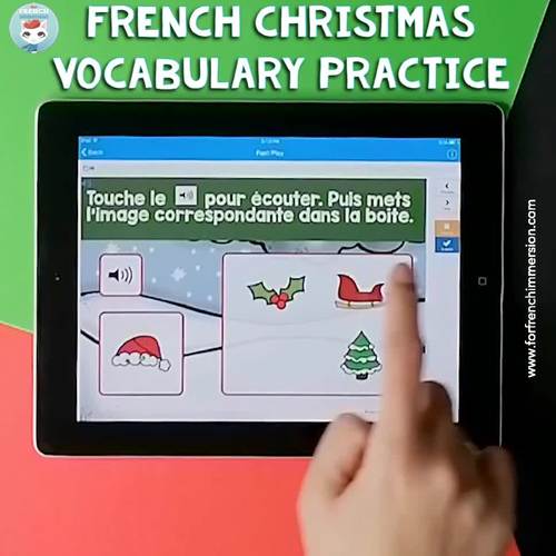 Distance Learning French Christmas Vocabulary Practice FRENCH BOOM ...