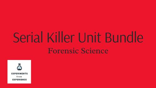Serial Killer Unit Bundle (Forensics, True Crime, Murder Mystery)