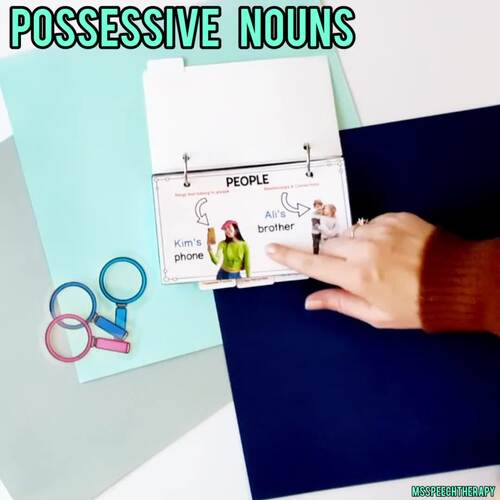 Possessive Nouns Activity Speech Therapy - Teach & Practice Possessive ...