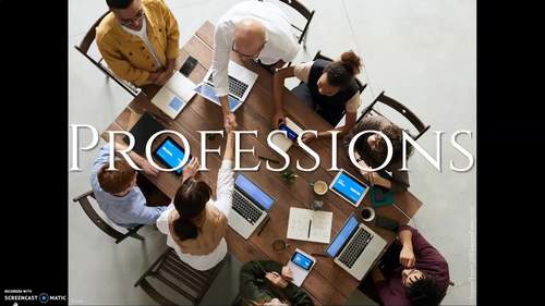 French Profession Career Job Work Vocabulary Culture Comprehensible Input