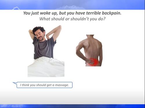 Asking for Advice / Complete ESL Lesson for Low (A2) Levels about Health