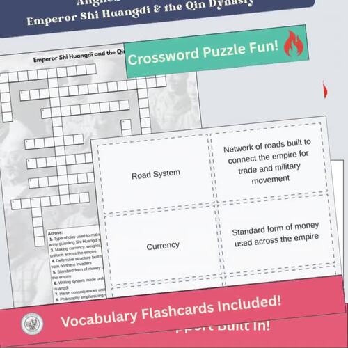 HSS 6.6.5 Puzzle Pack: Emperor Shi Huangdi & the Qin Dynasty Achievements