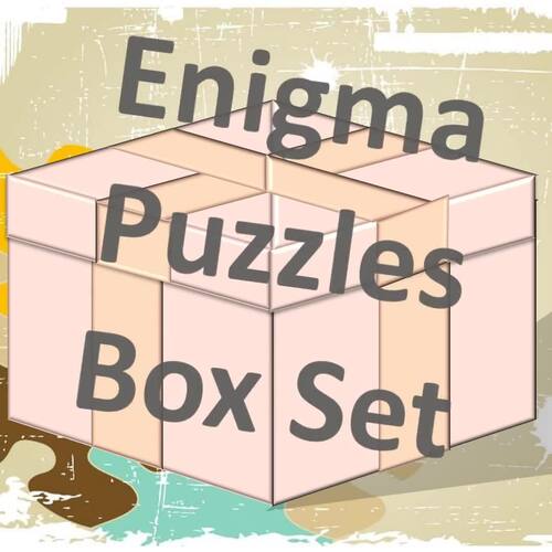 Jigsaw Puzzle| Box-Set of 8 Puzzles| Enigma Online Puzzle| Game | TPT