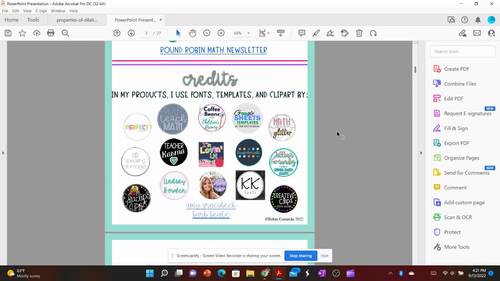 Properties of Dilations Guided Notes Practice Homework 8th Grade Math ...