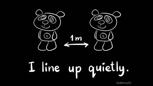 COVID Back to School Doodle Rules | Little Panda Safety Tips by ...