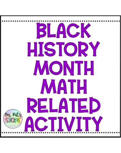 Black History Month Math Activity: Multiplying Fractions by Fractions