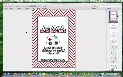 Emergency Unit for Special Education by The Autism Helper | TPT