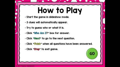 ST Word Blends Who am I Word Game by Teacher Gameroom | TPT