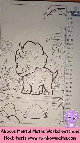 Abacus Simple Small friends Positive +4+3+2+1 and Negative -4-3-2-1 ...